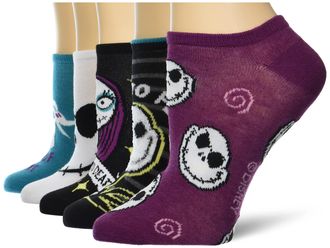 Disney Nightmare Before Christmas Füßlinge für Damen, 5er-Packung, 42-44.5 EU