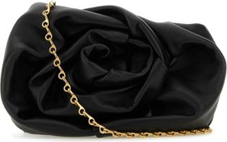 Burberry Femme, Sacs, Noir, Taille: ONE Size Rose Leather Clutch