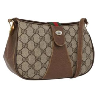 Gucci Pre-owned Vintage GG Canvas Schultertasche - - Pre-owned - Damen - Beige - ONE SIZE