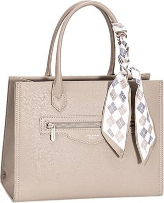 David Jones Paris - Sac Cabas Port&eacute; main Femme Similicuir - Sac &agrave; main taille grande - Grande capacit&eacute; - Double poche lat&eacute;rale - Travail Bureau Ville Chic Classiq