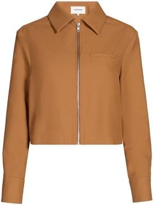 Saison 1865 Kurzjacke Weops Classic Kragen - Brown