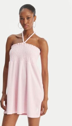 Juicy Couture Sommerkleid Smocked Terry JCGED126007 Rosa Regular Fit