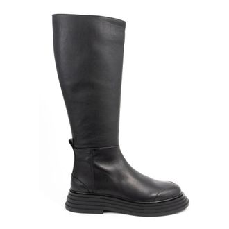 Sergio Moretti Schwarze lange Stiefel - - Shoes - Damen - Schwarzk - 39 EU