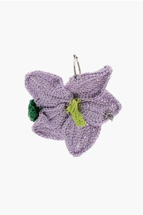 Dsquared2 Crochet Flower Shaped Single Earring size Unica
