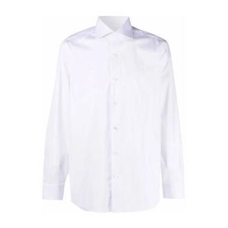 Barba Homme, Chemises, Blanc, Taille: M Chemise Classique Popeline Stretch