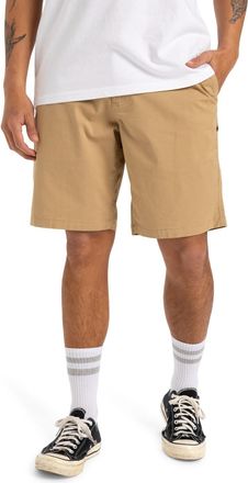 Quiksilver Herren MW Chino Straight Walk Shorts, Khaki, 32W
