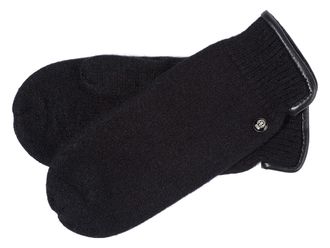 Roeckl Damen Walk Wollfäustlinge 21013-105, Schwarz (0)