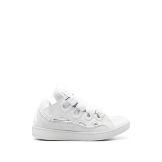 Lanvin Homme, Chaussures, Blanc, Taille: 40 EU Curb Baskets