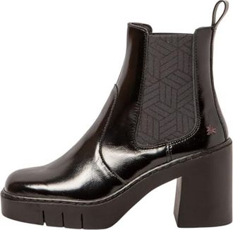 Art Art Femme 1983 Berna Botte Oxford, Saumon Noir, 38 EU