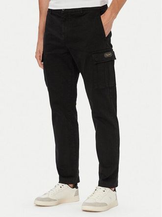 Aeronautica Aeronautica Militare Cargohose 262PA1740UCT04381 Schwarz Regular Fit