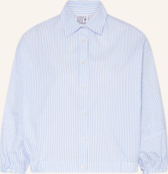 Emily van den Bergh Emily Van Den Bergh Hemdbluse Mit 3/4-Arm blau