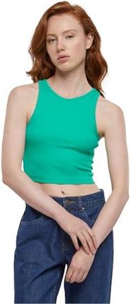 Urban Classics Haut Court c&ocirc;tel&eacute; pour Femme Tricot, Ferngreen, XS