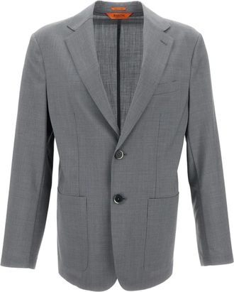 Barena Homme, Vestes, Gris, Taille: 2XL Giacca monopetto