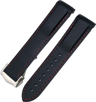 Generic 20 mm Gebogene Gummi -Uhrband -Passform f&uuml;r Omega Moonwatch 300 AT150 -Gurt