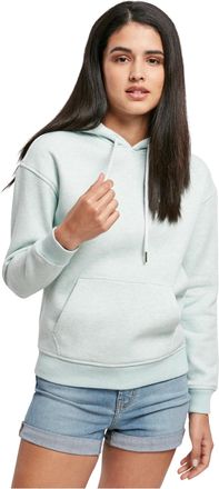 Urban Classics Damen Ladies Color Melange Hoody Kapuzenpullover, aqua melange, 3XL