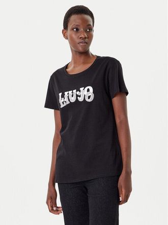 Liu Jo T-Shirt TF5280 JS923 Schwarz Regular Fit