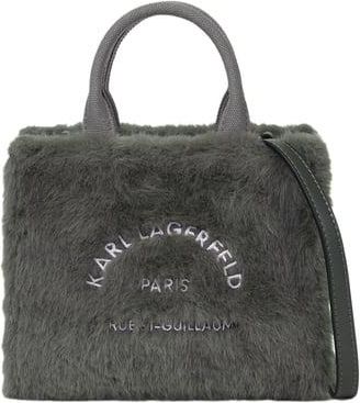 Karl Lagerfeld Sac &agrave; main en fausse fourrure