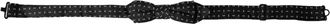Dolce & Gabbana Black Silk Patterned Adjustable Neck Men Papillon Bow Tie