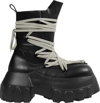 Rick Owens Tower Megalace Tractor Boots