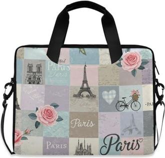 Alaza Sac pour ordinateur portable de 40,6 à 15,6 pouces, sacoche pour ordinateur portable pour femme, homme, étudiant, travail, voyage, bandoulière, Tower 