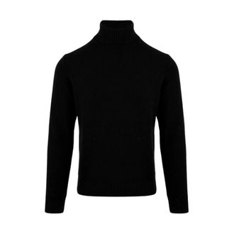 FILIPPO DE LAURENTIIS ML Treccia Turtleneck - - Knitwear - Herren - Schwarzk - XL