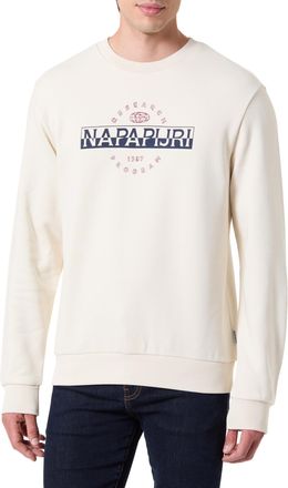 Napapijri Bander Sweatshirt Cream, Wei&szlig;, XL