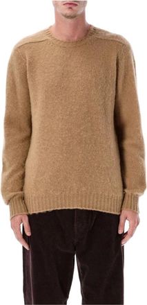 Howlin Homme, Pulls, Brun, Taille: XL Pull Ras du Cou Shaggy Bear