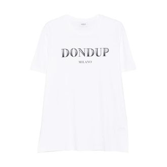 Dondup Rundhals-T-Shirt - - Tops - Herren - Wei&szlig; - XL