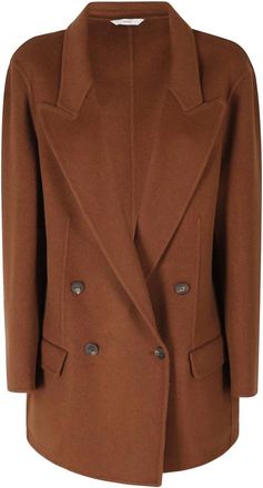 Hev&ograve; Acaya 099 Coat - - Coats - Damen - Braun - XS