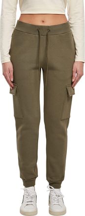 Urban Classics Damen Ladies Cargo Sweat Pants Olive, XXL