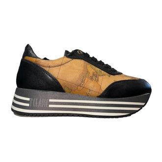 Alviero Martini 1A Classe Schwarze Low-Top-Sneaker - - Shoes - Damen - Mehrfarbig - 35 EU