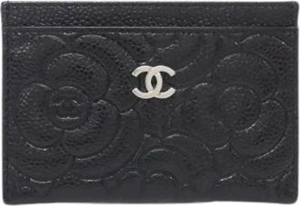 Chanel Pre-owned Vintage Card Case - Femme - Pre-owned - Noir - Taille: ONE Size