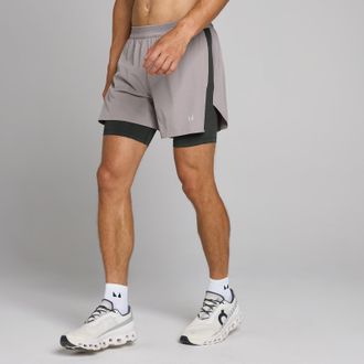 MyProtein Short 2-en-1 Velocity Ultra 5 MP homme - Champignon - XS