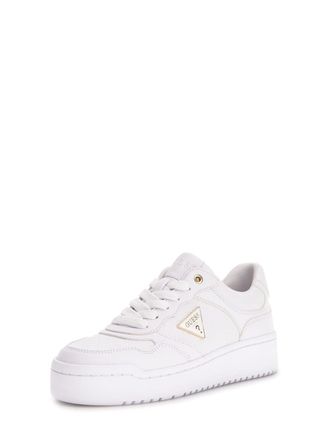 Guess Damen Miram Sneaker, White 140, 38.5 EU