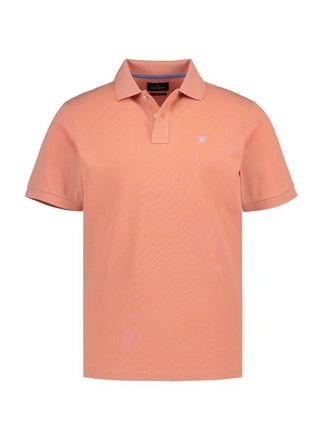 Hackett Herren Polo-Shirt orange Baumwoll-Piqu&eacute;