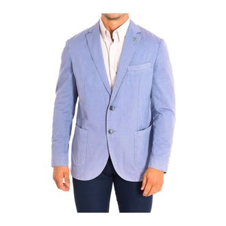 La Martina Lang&auml;rmliger formeller Blazer - - Suits - Herren - Blau - XL
