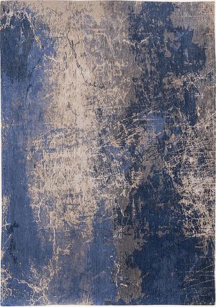 Louis De Poortere Louis De Poortere Teppich Mad Men Cracks blau