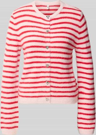 Only Strickjacke mit Herzkn&ouml;pfen