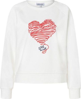 More & More Sweatshirt s&uuml;&szlig;es Langarm-Sweatshirt, Herz