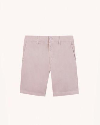 Faguo Bermuda rose gris&eacute; coton - SAULIEU