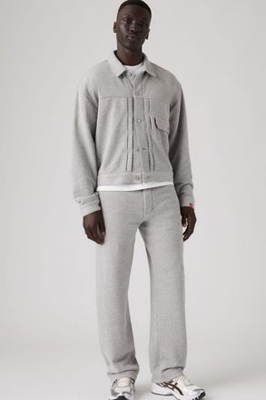 Levi's x Beams x Loopwheeler Super Wide Hosen f&uuml;r Herren - Herren - Grau / Grau
