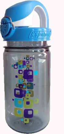 Nalgene Trinkflasche Everyday OTF Kids Gray Squares 0,35l