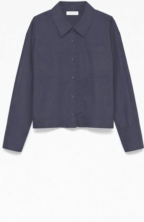 Alchemist Damen vegan Bluse Loes Navy