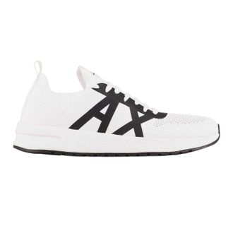 A|X Armani Exchange Logo Sneaker f&uuml;r Herren (Wei&szlig;/Schwarz)