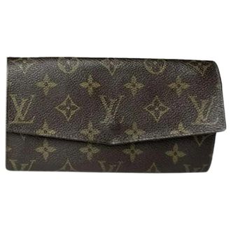 Louis Vuitton Portefeuille Vintage Pre-owned - Femme - Pre-owned - Brun - Taille: ONE Size