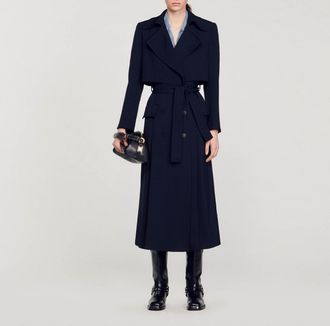 Sandro Langer Trenchcoat