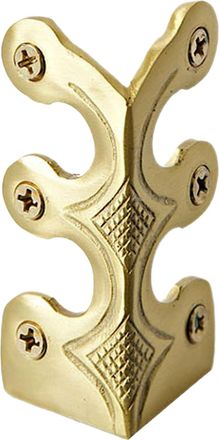 Generic Sockelleistenschutz - Sockelleisten-Eckenschutz, Wandverkleidungsschutz | Massive Messingkonstruktion, dekoratives antikes Finish, langlebiger Schutz 