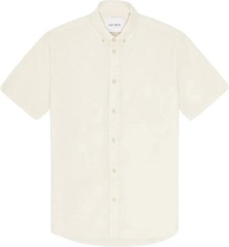 Les Deux Homme, Chemises, Beige, Taille: S Konrad Cotton Linen Ss
