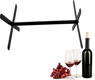 Generic Champagnerflaschenhalter - Horizontaler Flaschenhalter, Einzelflaschenhalter | Dreieckiger Standfu&szlig;, Tisch-Organizer f&uuml;r Weinliebhaber, stilvolle Aufb