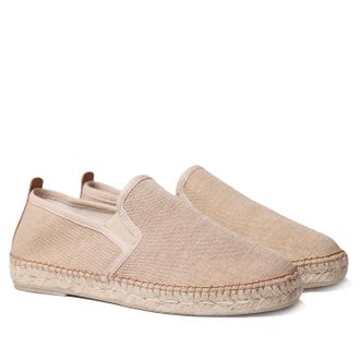 Toni Pons Dallas Espadrille f&uuml;r Herren, Beige, Bi-Material, Beige Torrat Tobacco, 43 EU